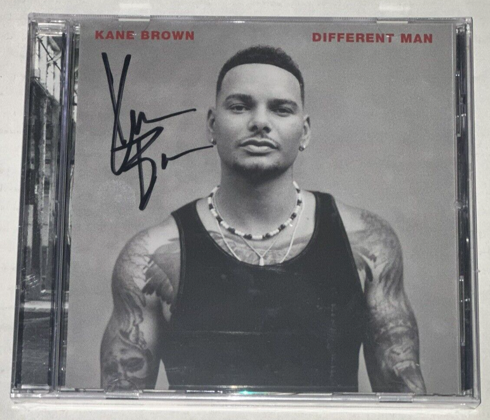 Kane Brown Different Man Album Autographed Signed CD SEALED Country ...