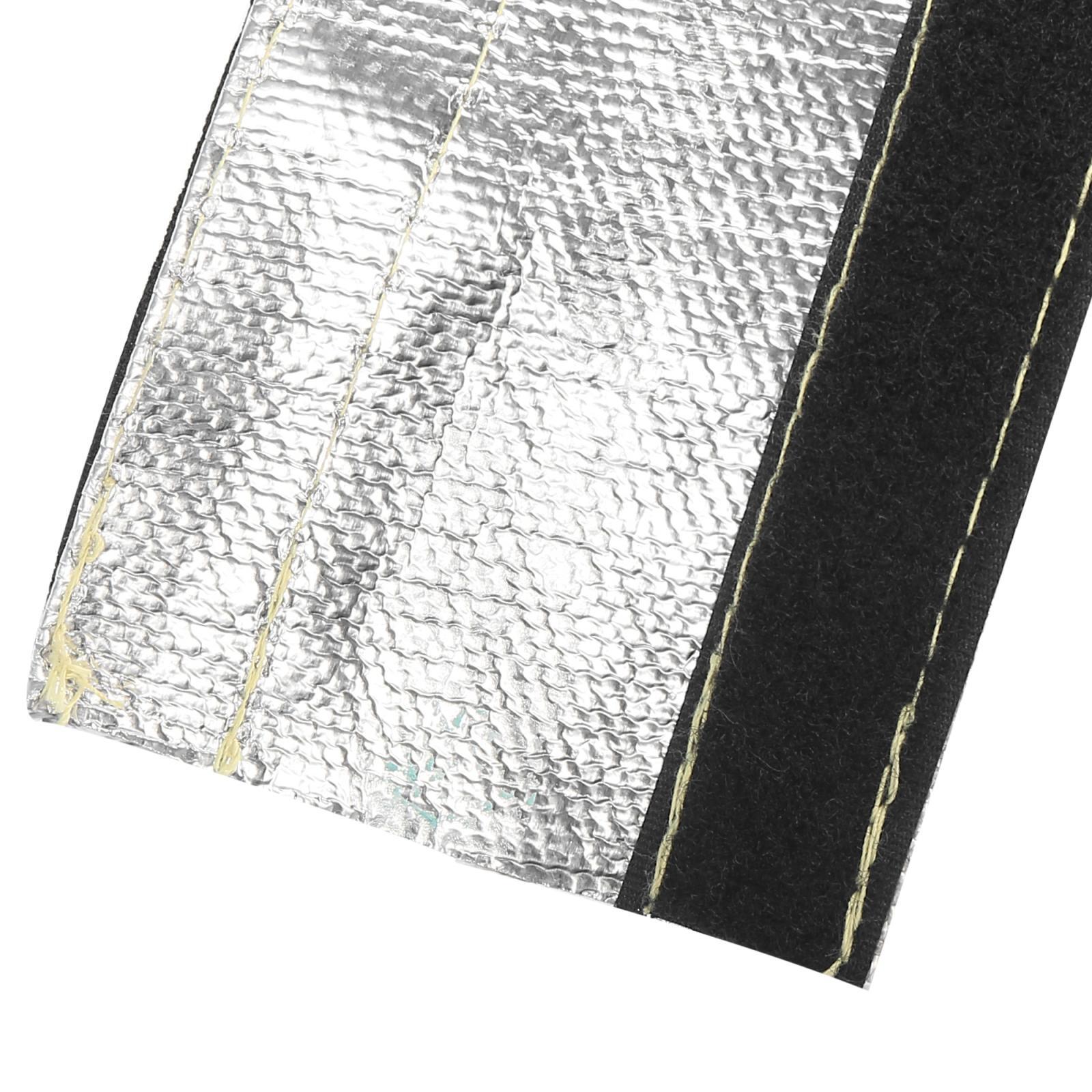 Car Fuel Lines Heat Shroud 5/8" ID 10ft Aluminized Sleeving Insulated ...