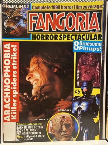 FANGORIA HORROR SPECTACULAR #1 ROBOCOP GREMLINS NIGHTBREED TOTAL RECALL ...