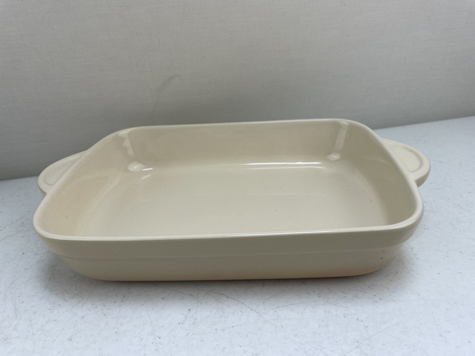 Large Rectangle Pink Beige Denby Roaster Lasagne Flan Dish 31 x 19 x 5. ...