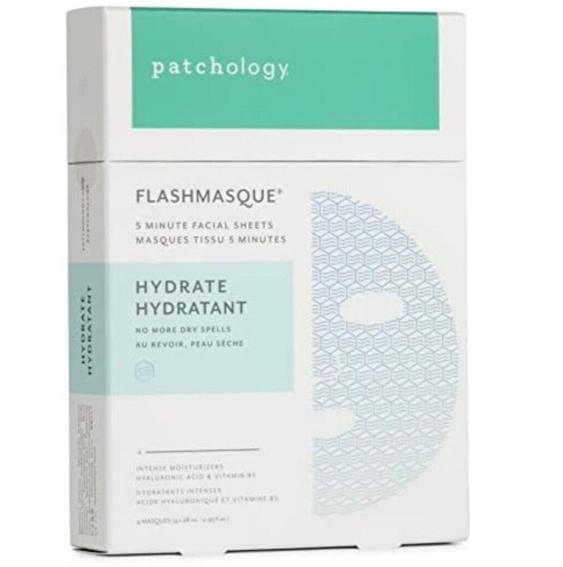 Patchology FlashMasque Milk Peel Exfoliant 5-minute Sheet Masks [4 ...