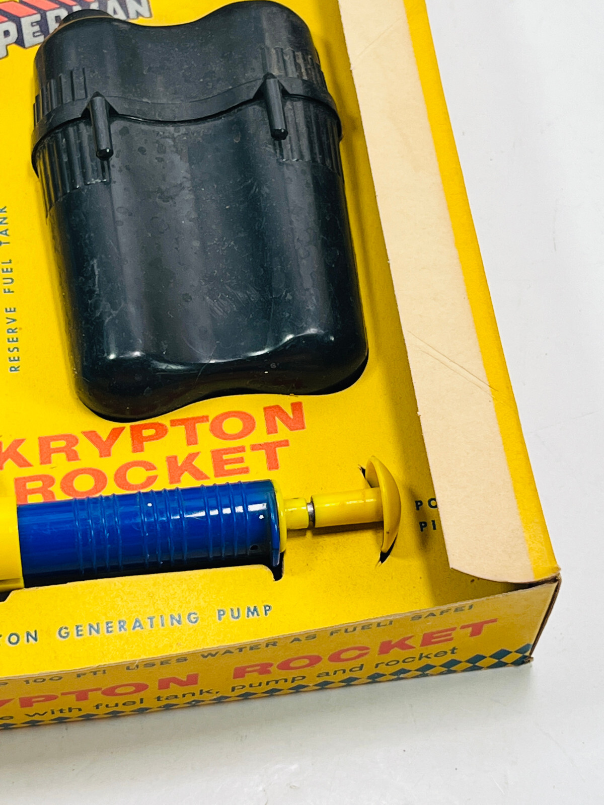 RARE 1956 Superman Krypton Rocket toy in Box 99% complete WOW | eBay