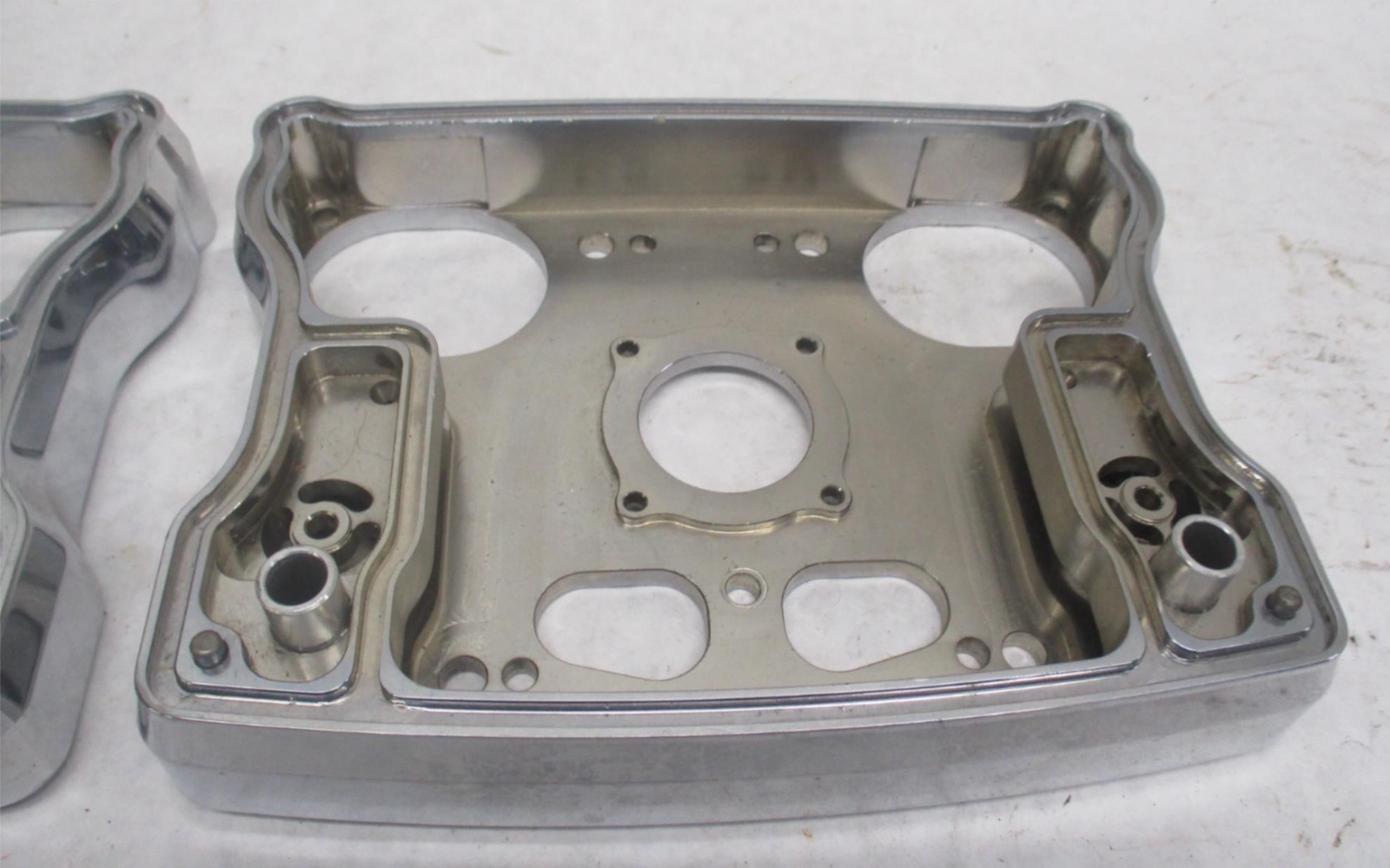 Set of 2 Early Big Dog Harley Evo S&S Lower Chrome Billet Rocker Boxes ...