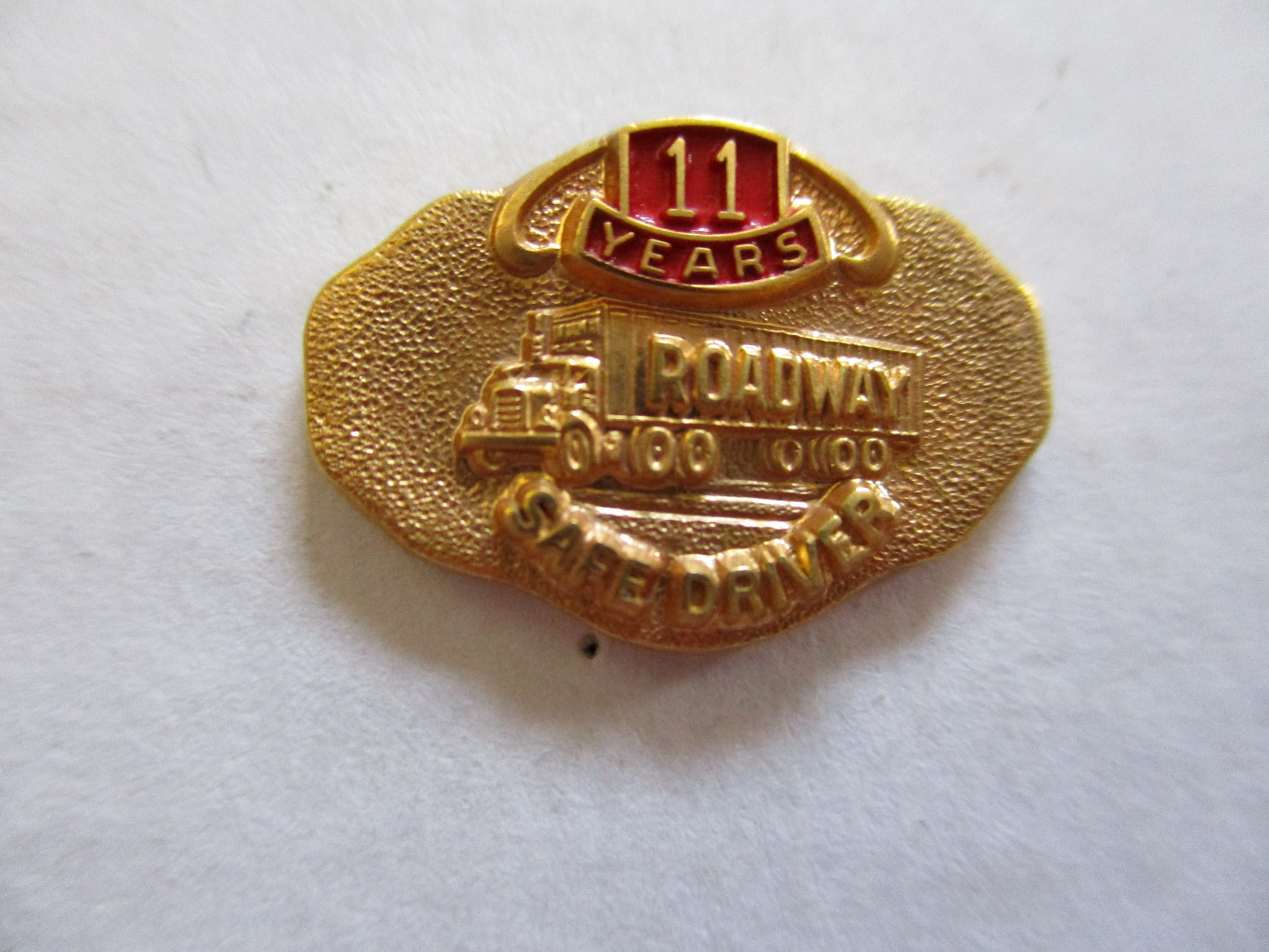 vintage Roadway 11yr Trucker Trucking Safety Award Safe Driving Pin | eBay