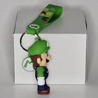 Luigi 3D Figure Super Mario Mario Bros Keychain Key Ring Nintendo | eBay