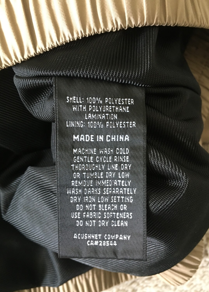 FOOTJOY Dryjoys Golf Rain Jacket, Windbreaker, Large, Great Condition ...