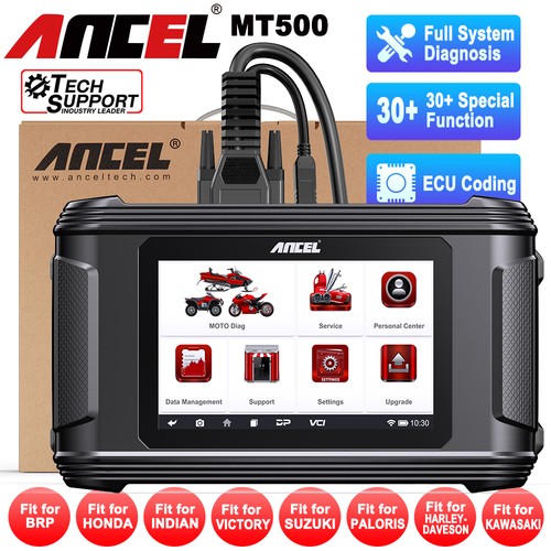 Motorcycle Scanner Full System OBD2 Diagnostic Scan Tool Fits for ...