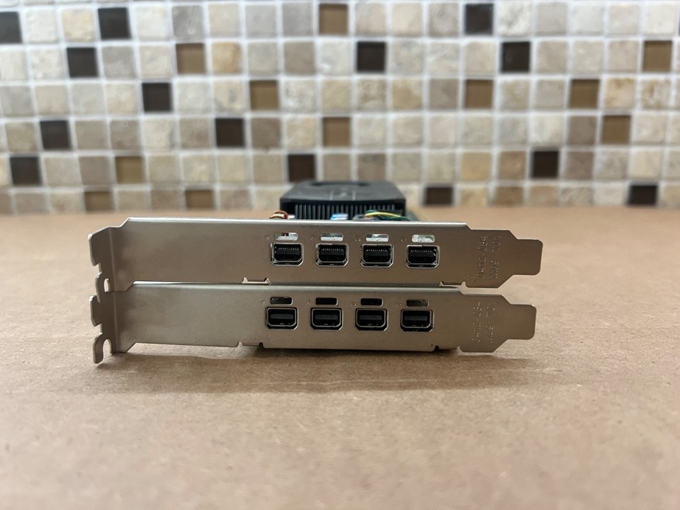 LOT OF 2 NVIDIA NVS 510 2GB GDDR3 128 bit High Profile Graphics Video ...