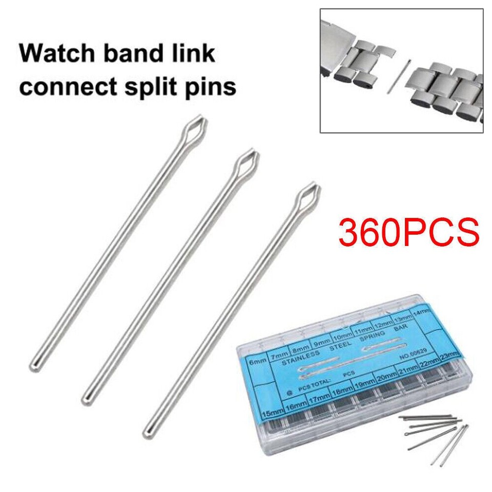 Repair Tools Bar Cotter Watch Band Split Pins Link Pins Bracelet 360pcs ...