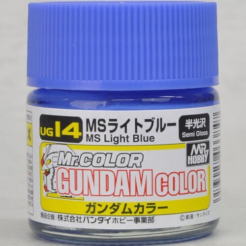 UG14 GSI Creos MR Hobby Gundam Color MS Light Blue 10ml Lacquer Paint ...