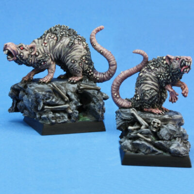 Reaper Dark Heaven Legends 03753 Barrow Rats Monster Giant Vermin Dire ...