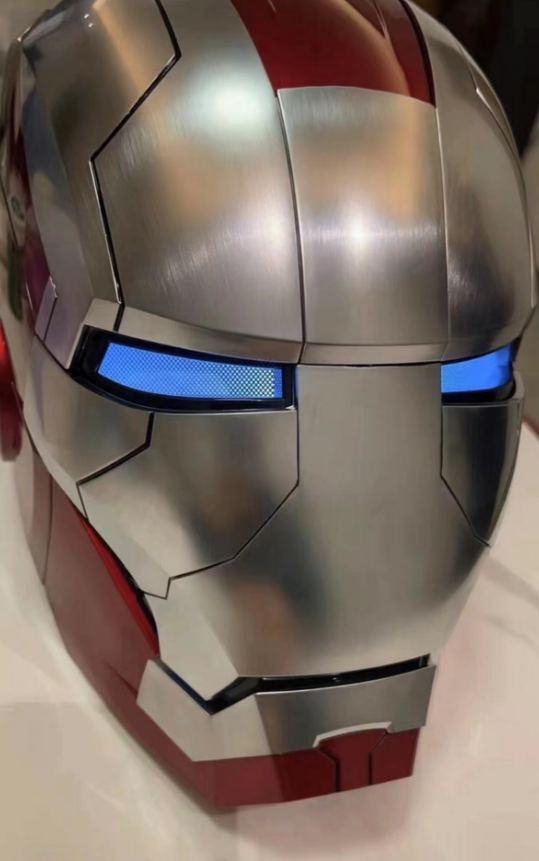 Ready! New Autoking Iron Man Matte Color Mk5 Helmet Remote Voice ...