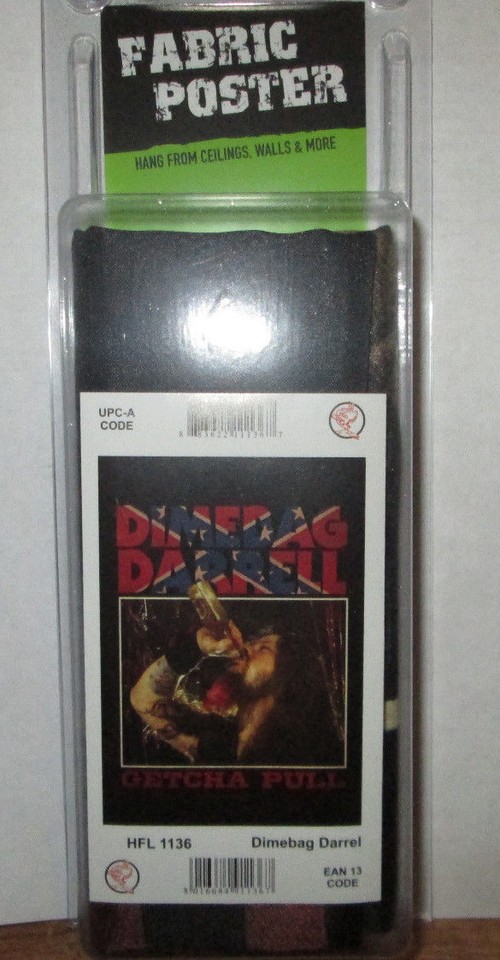 PANTERA UNDER TEXTILE POSTER FLAG RARE NEW NEVER OPENED DIMEBAG DARRELL ...