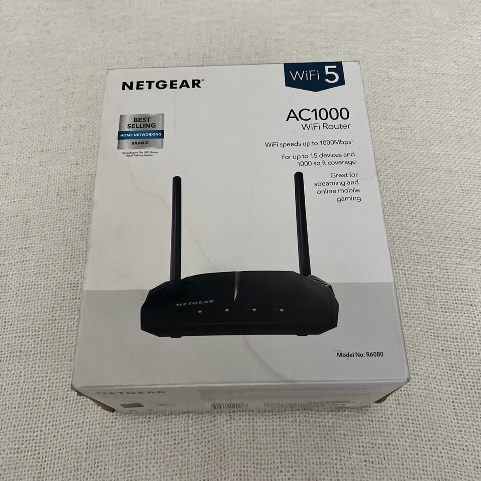 Netgear AC1000 WiFi Router WiFi 5 Model R6080 691043296590 | eBay