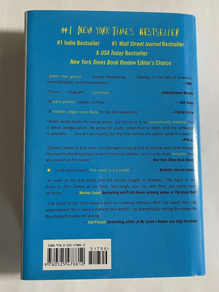 The Fault In Our Stars Back Cover