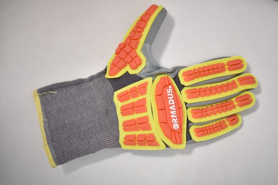 Lot of 4 Pairs Ormadus Fastenal Impact Resistant Gloves Small Size 7 ...