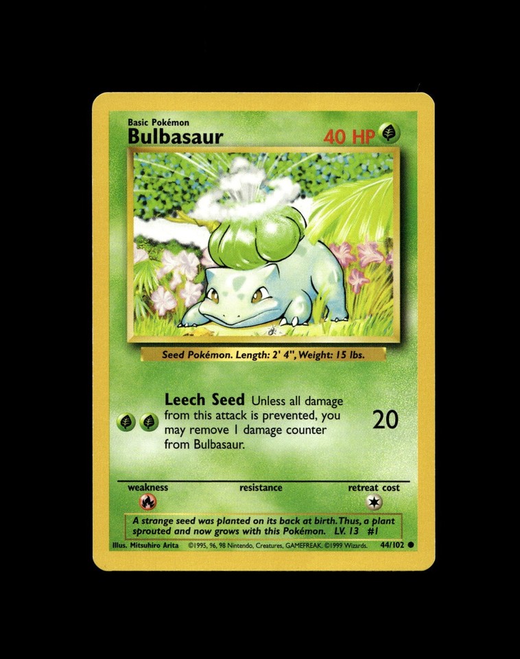 Bulbasaur Ivysaur Venusaur Pokemon Card! Holo/Reverse Holo EX VMAX Rare ...
