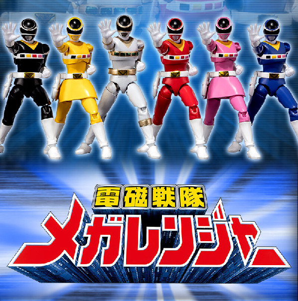 Shodo Super Denji Sentai Megaranger Figure Set of 6 PRESALE - Soluções ...