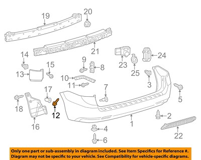 TOYOTA OEM 09-20 Corolla Bumper Components-Bumper Cover Retainer ...