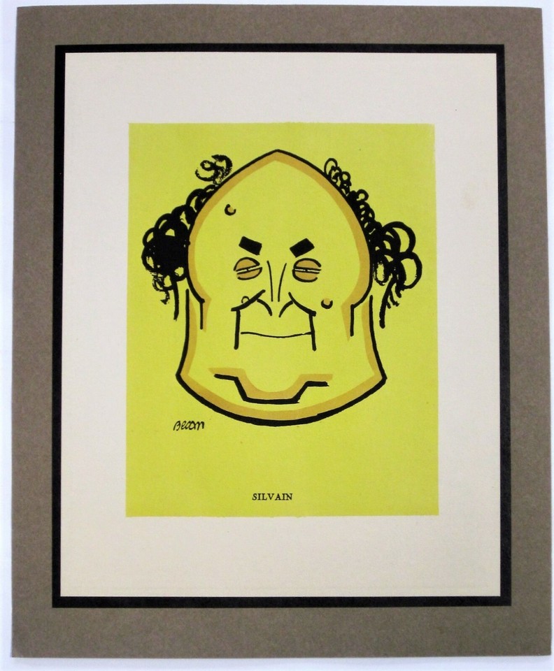 French Theater Actor Eugène Silvain 1930s Bernard Kahn (Bécan ...