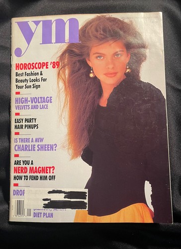 ym magazine Dec 1988/ Jan 1989 Charlie Sheen | eBay