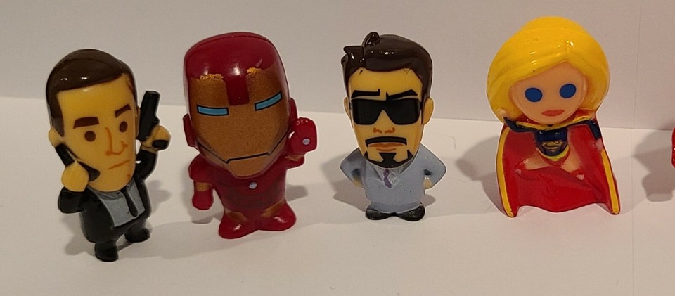 8 Piece Marvel AVENGERS CHIBIS Blind Bag Thor Stark Iron Man | eBay