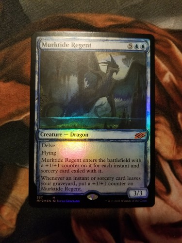 Murktide Regent FOIL SKETCH - Magic The Gathering MTG Card - MH2 ...