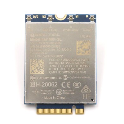 New For Lenovo ThinkPad P15 P17 T15 Gen2 4G WWAN module EM160R-GL ...