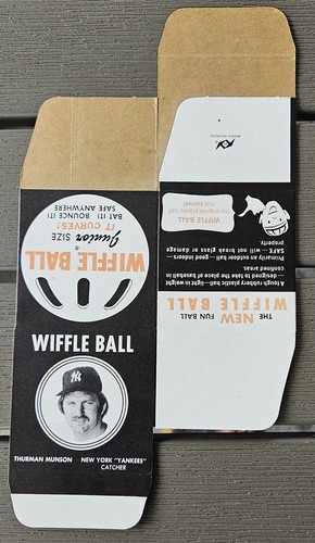1970's Wiffle Ball Complete Box Thurman Munson New York Yankees MLB ...