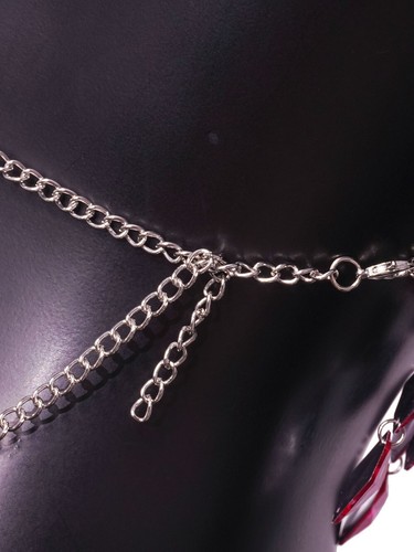 Tassel Body Chain Jewelry Harness Women Bikini Chest Rhinestone Sexy ...