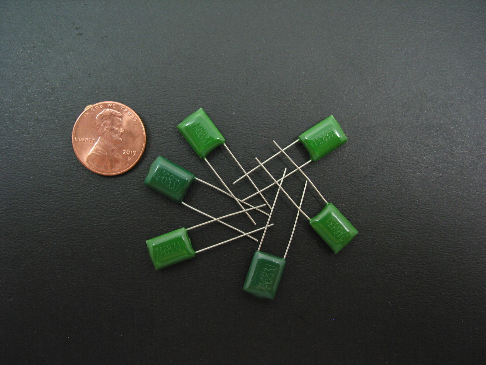 6 Pcs .068uf 100v Guitar Polyester Film Tone Capacitors 683 68nf 2A683J ...