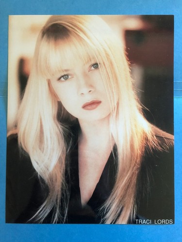 Traci Lords original talent agency headshot photo with resume . COLOR ...
