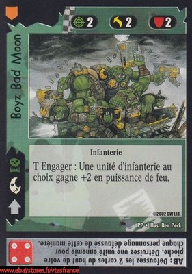 Boyz Bad Moon [Pandora Prime] FR Warhammer 40000 CCG | eBay