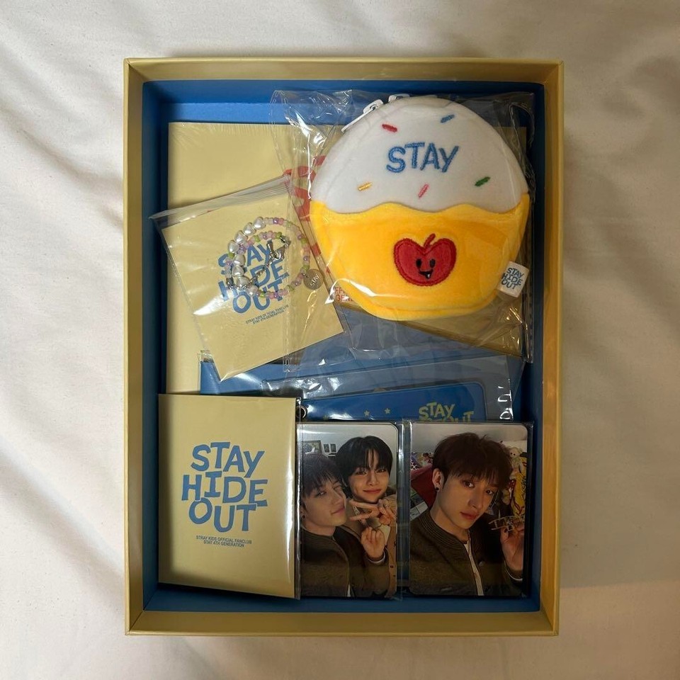 STRAY KIDS 4th MEMBERSHIP WELCOME KIT OFFICIAL FAN CLUB FC SKZ STAY ...