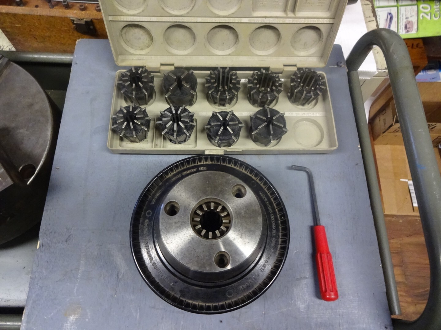 Jacobs Model 50 Collet Chuck 500 Series Collet Set L-00 Spindle Nose ...