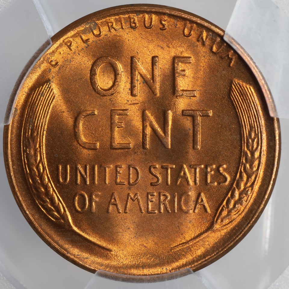 1949-D/D Lincoln Wheat Cent Repunched Mint Mark PCGS MS65RD | eBay