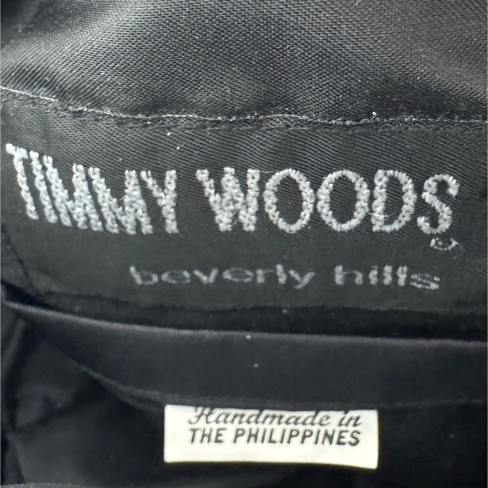 Timmy Woods Carved Wood Spin Pinwheel Crystal Heart Clutch Bag ...