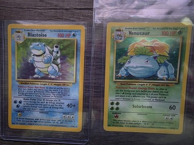 1999 Blastoise Base Set and Vensaur Base Set Pokemon TCG Holo | eBay