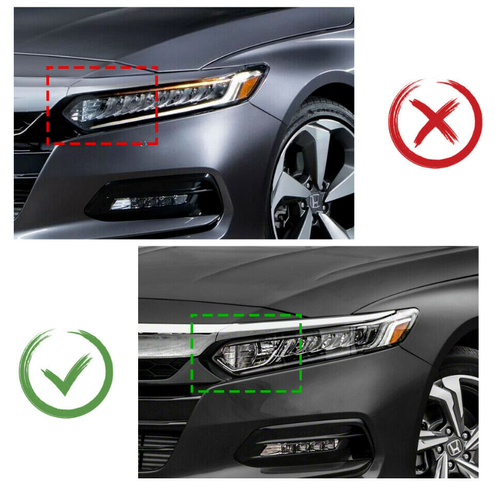 Fit 2018 2019 - 2022 Honda Accord Halogen LED Headlight 33100TVAA01 LH ...
