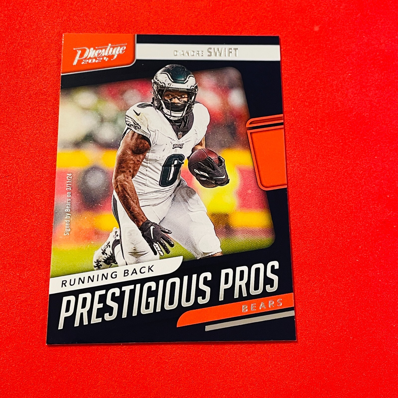 DeAndre Swift .. PRESTIGIOUS PROS .. Chicago Bears ..2024 Prestige ...