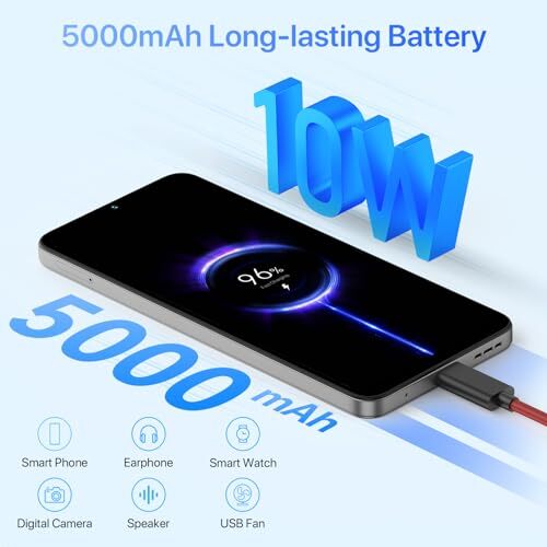 Unlocked Cell Phone, G5 Android 13 Smartphones, 5000mAh 8+128GB/TF 1TB ...