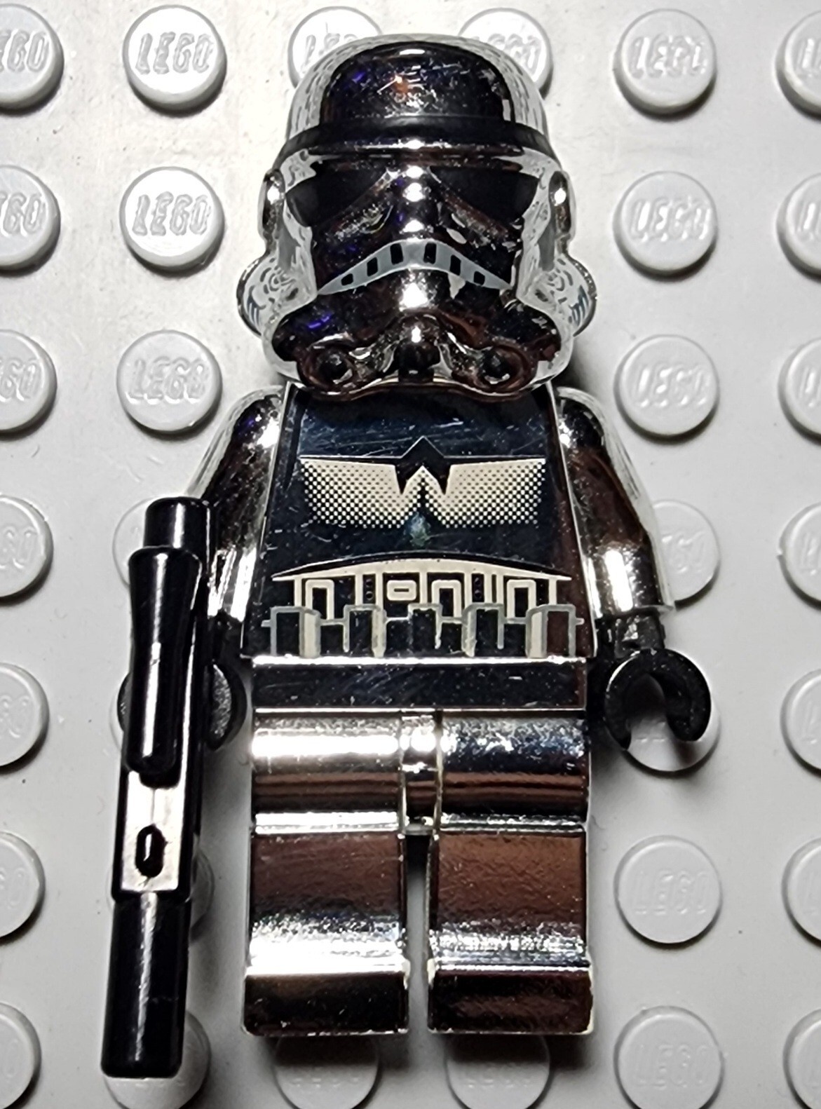 Lego Star Wars Minifigure SW0097 SW97 Imperial Stormtrooper Chrome ...