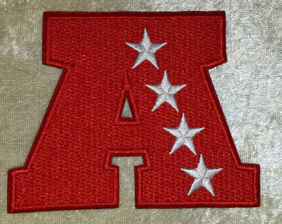 American Football Conference AFC 3.5" Embroidered Patch ~Free Tracking ...