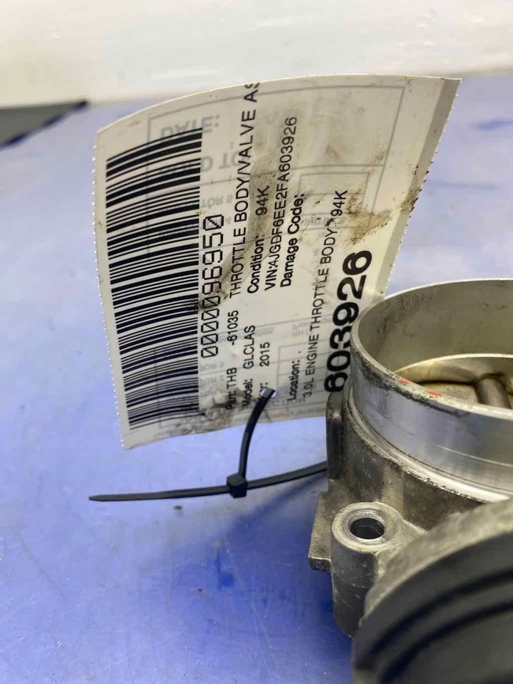 2015 - 2016 MERCEDES GL450 OEM 3.0L ENGINE THROTTLE BODY *94K MILES ...