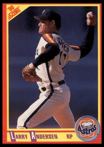 1990 Score #282 Larry Andersen Houston Astros Baseball Card | eBay