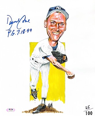 David Cone autographed inscribed 11x14 photo MLB New York Yankees PSA ...