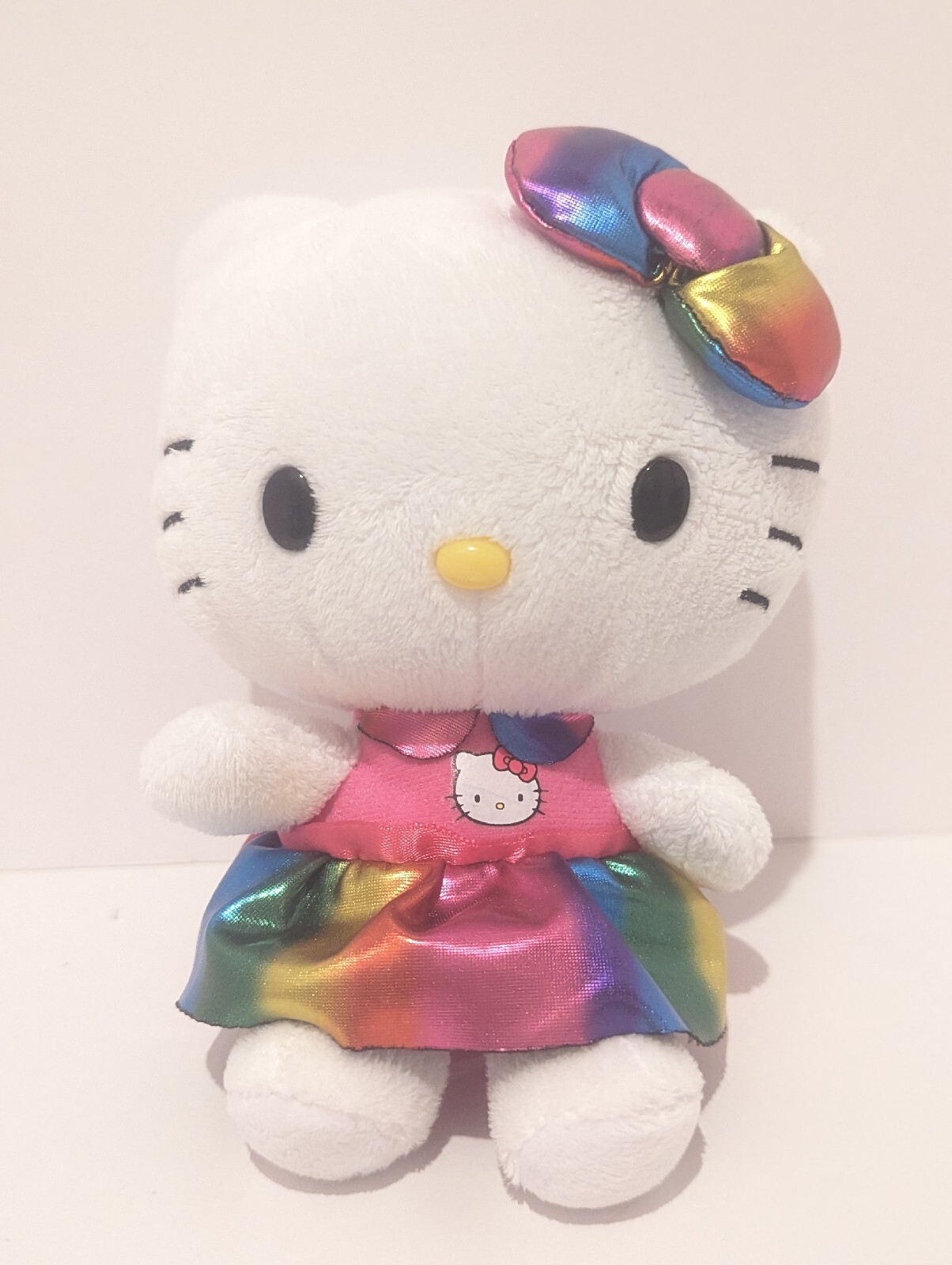 TY HELLO KITTY Plush Wearing Tie Dye Jumper Dress and Bow | eBay