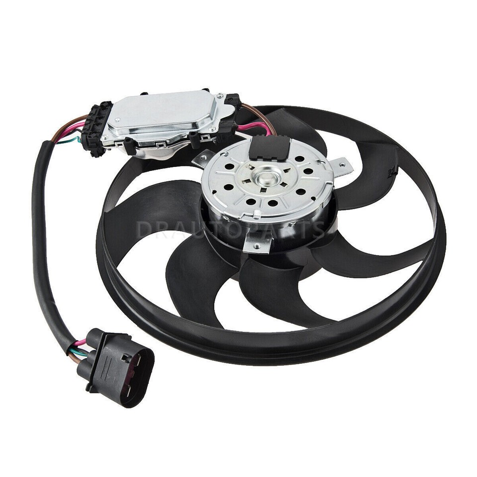 Left Side Auxiliary Engine Cooling Fan Motor 7L0959455F For Audi Q7 VW ...