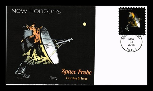 US COVER NEW HORIZONS SPACE PROBE FOREVER FDC COLLINS HAND PAINTED | eBay