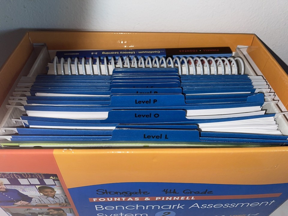 FOUNTAS & PINNELL Grades 3-8 Leveled Readers L-Z Benchmark Assessment ...